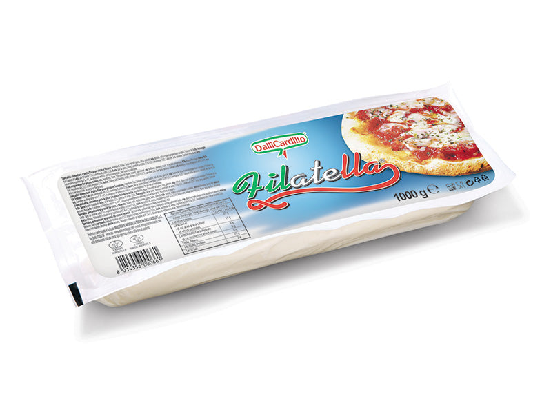 Formaggio Fuso Filatella Vegetale 1kg | Mozzarella per pizza